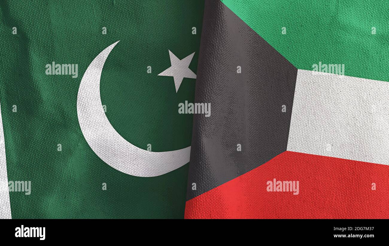 Kuwait pakistan flag hi-res stock photography and images - Alamy