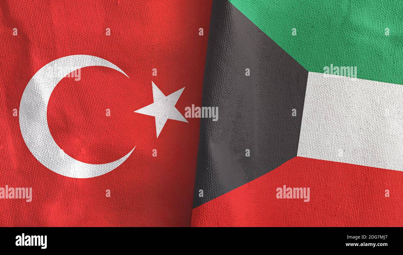 Kuwait turkey flag hi-res stock photography and images - Alamy