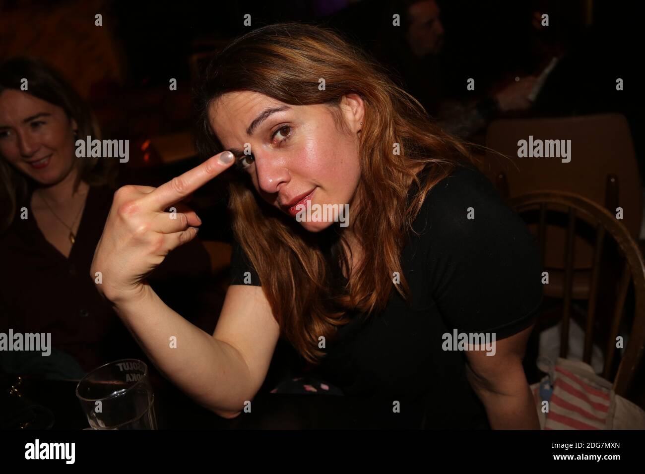 Exclusive - Suzon attending the Bus Palladium 7th anniversary party ...