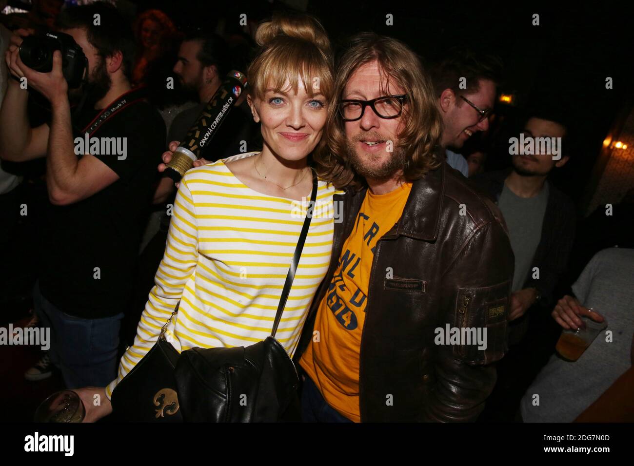 Exclusive - Maya Lauque and her husband attending the Bus Palladium 7th ...