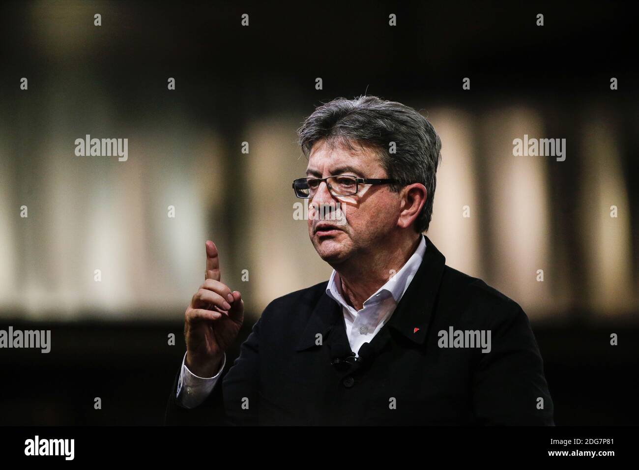 Jean Luc Melenchon, candidate of the extreme left "La France insoumise ...
