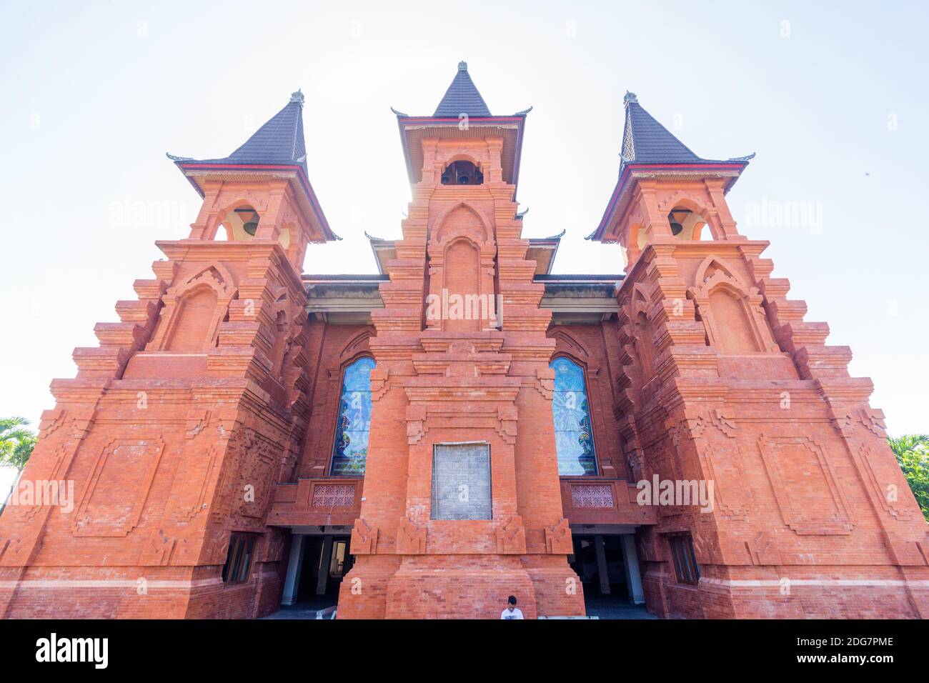 The interior of the Cathedral of the Holy spirit in Bali, Indonesia ...