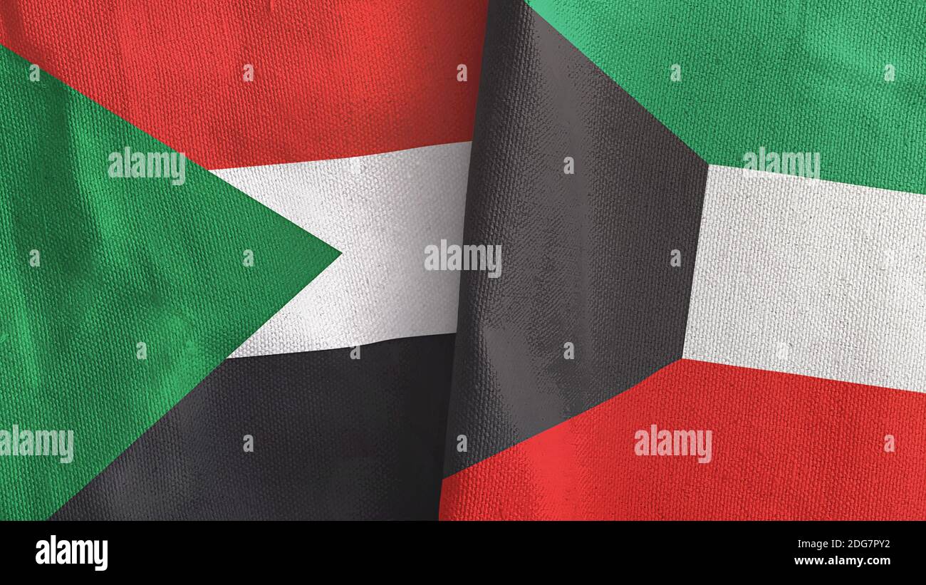 Kuwait sudan flag hi-res stock photography and images - Alamy