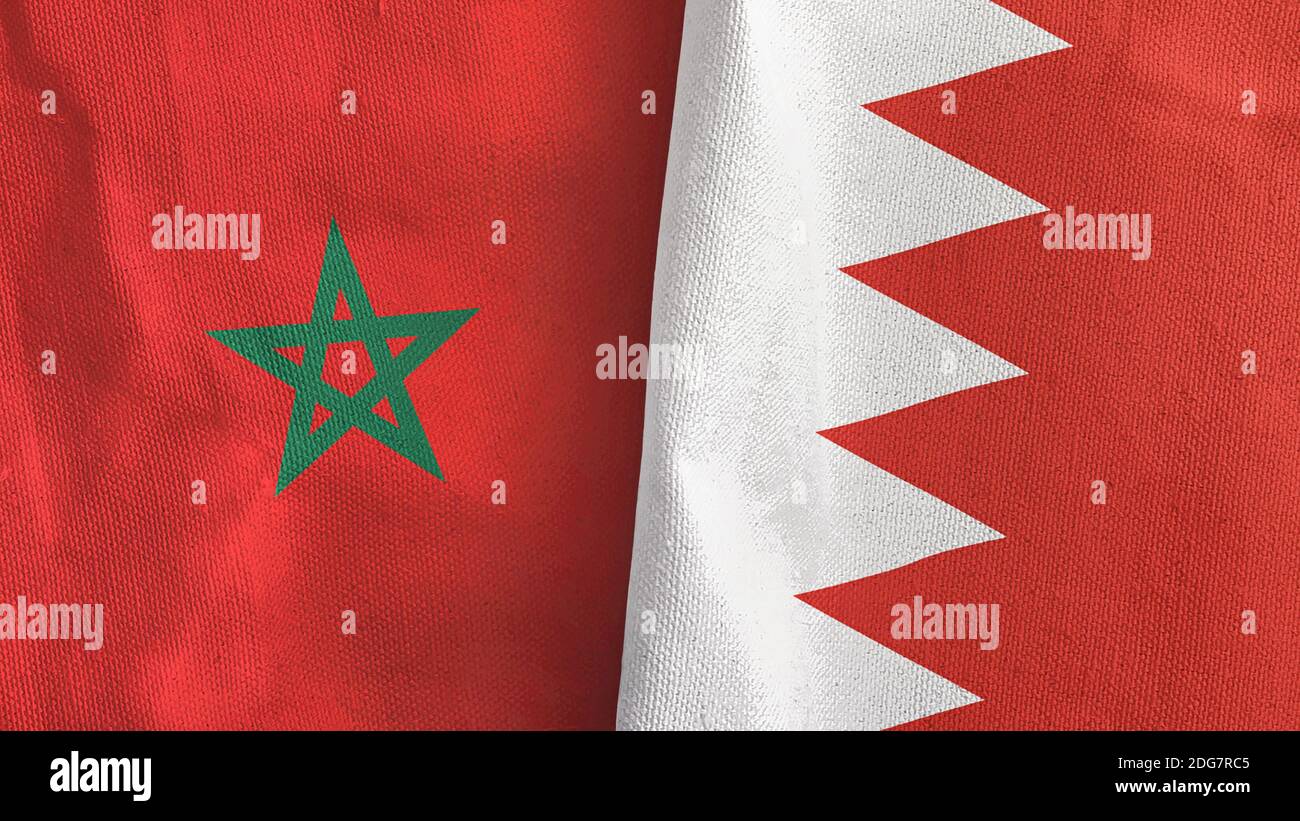 Bahrain morocco flag hi-res stock photography and images - Alamy