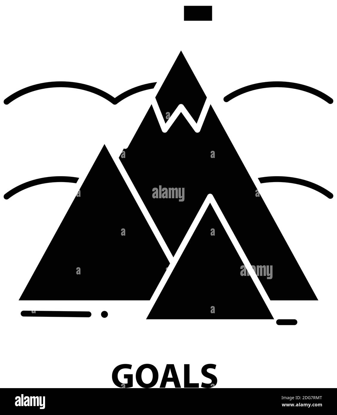 Setting goal target objective plan Stock Vector Images - Alamy