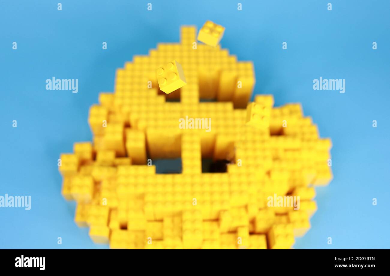dollar sign make by the bricks Stock Photo - Alamy