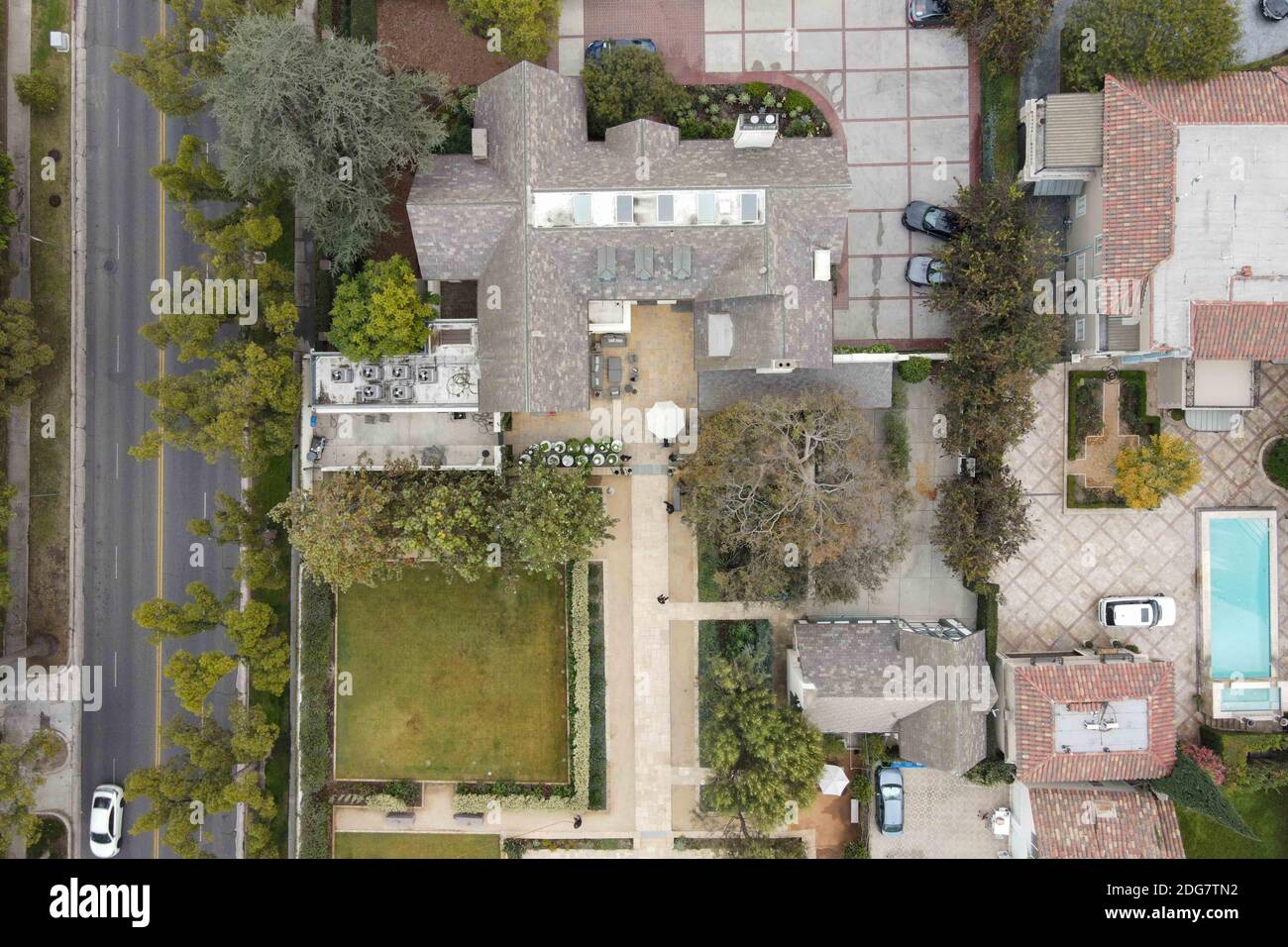 General overall view of the Getty House Foundation located at 601 S ...