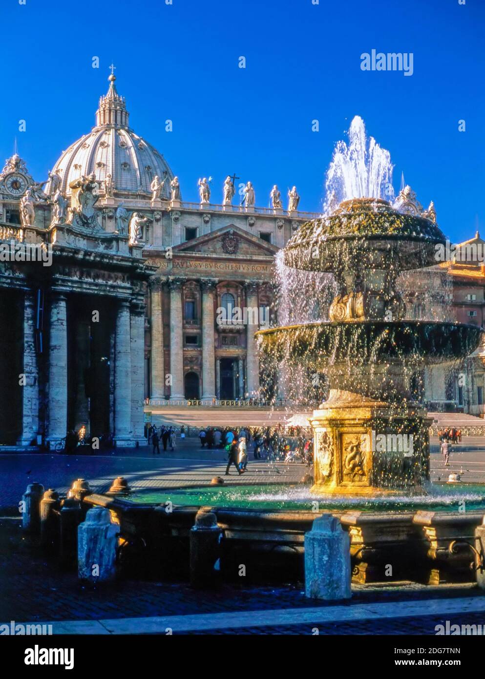 St.Peter's Square, Rome, Italy Stock Photo - Alamy