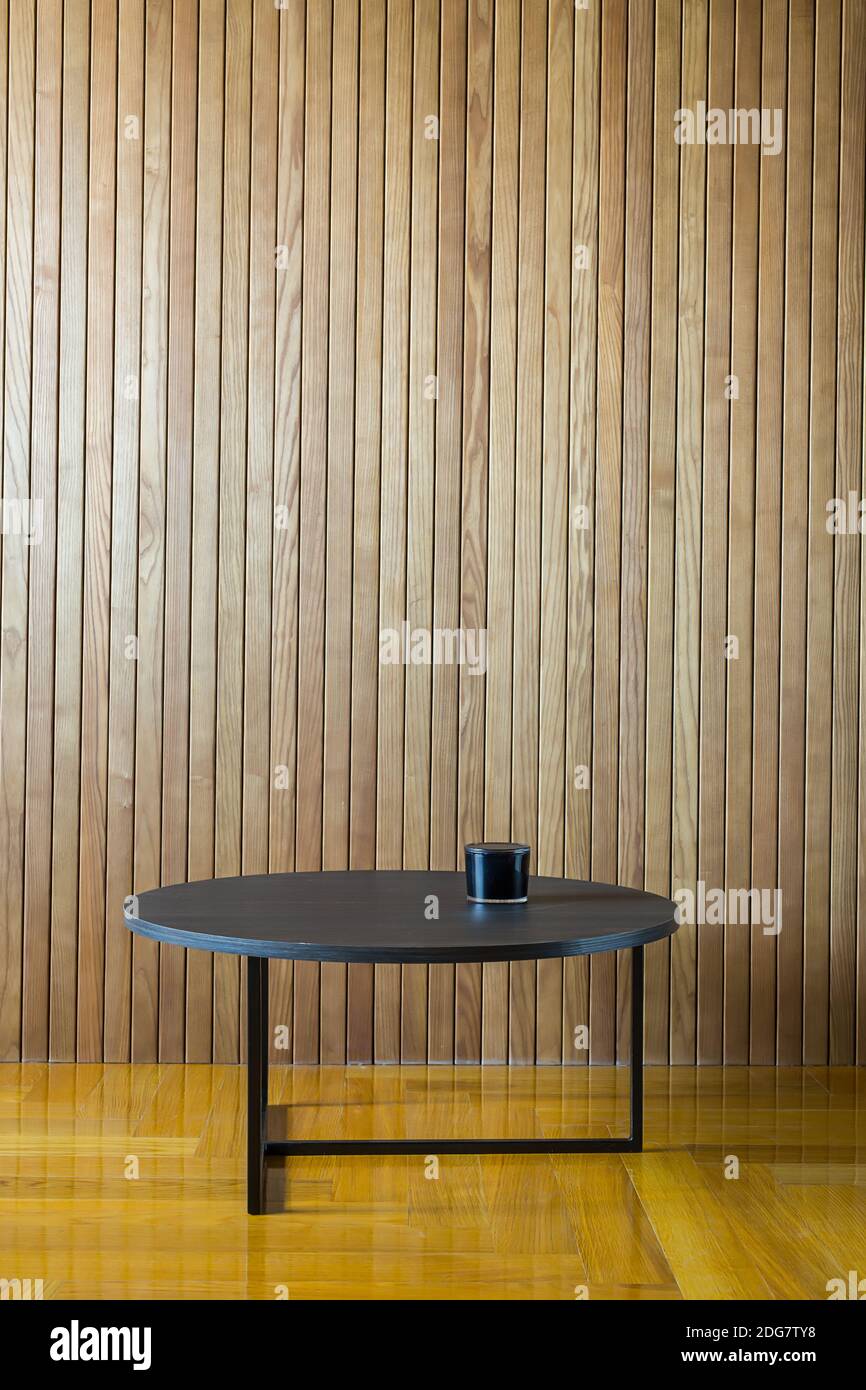 Dark round table hi-res stock photography and images - Alamy