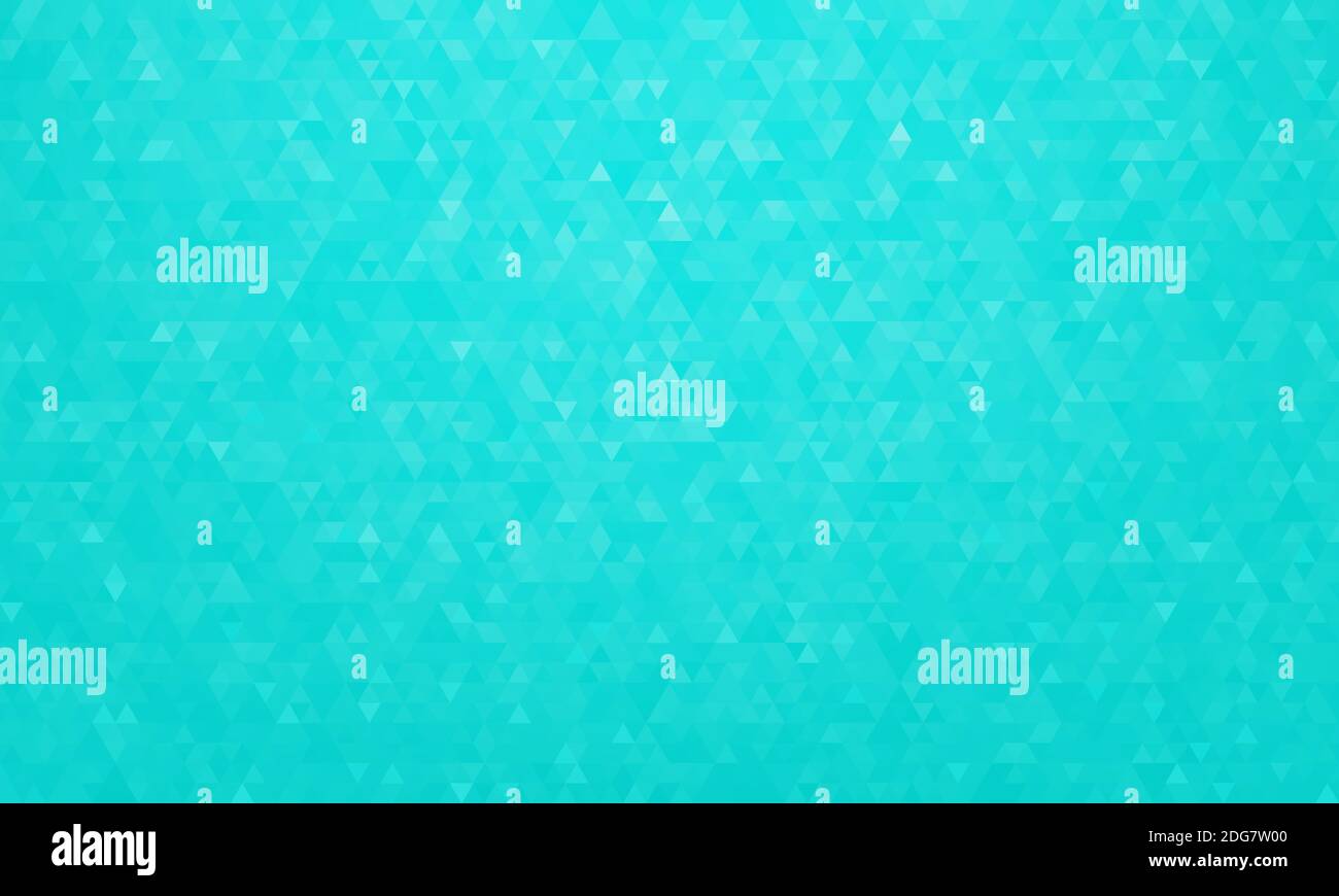 Abstract geometric background, pattern of triangles in tiffany blue ...