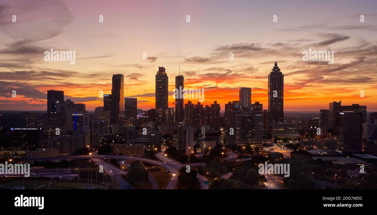 Drone atlanta hi-res stock photography and images - Alamy