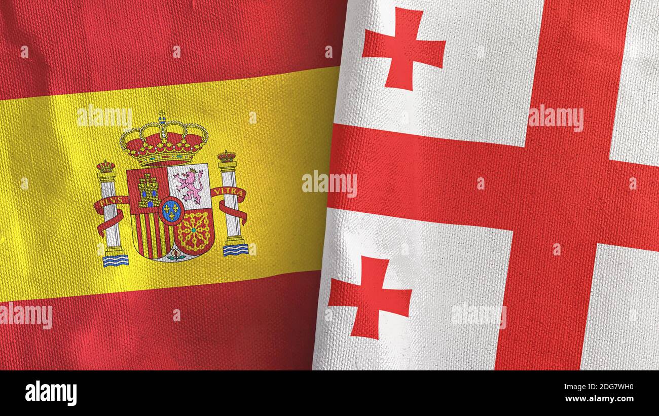Georgia spain flag hi-res stock photography and images - Alamy