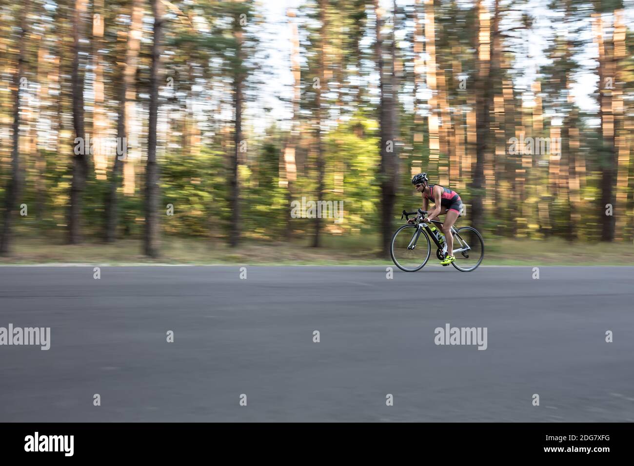 Woman rides bike hi-res stock photography and images - Alamy
