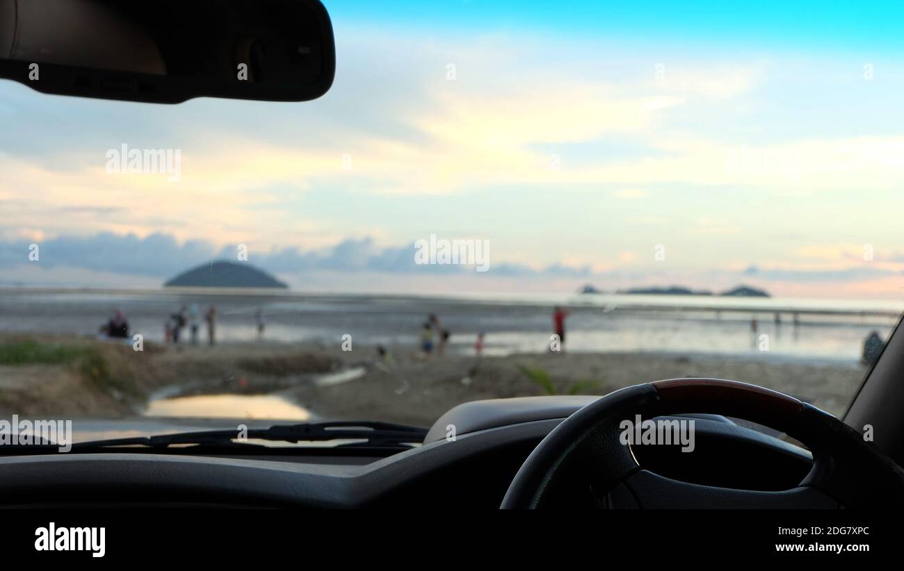 Front mirror in car store