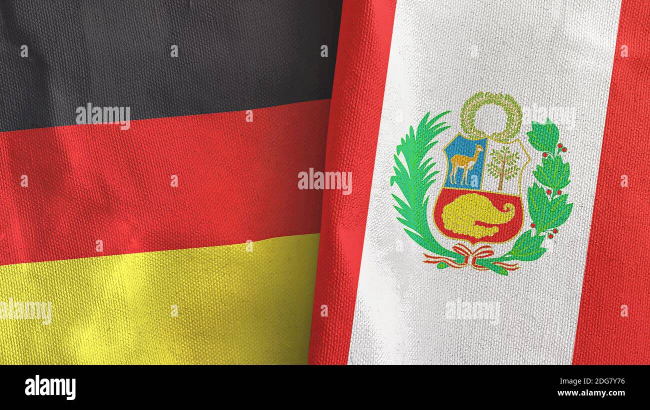 Germany peru flags 3d hi-res stock photography and images - Alamy