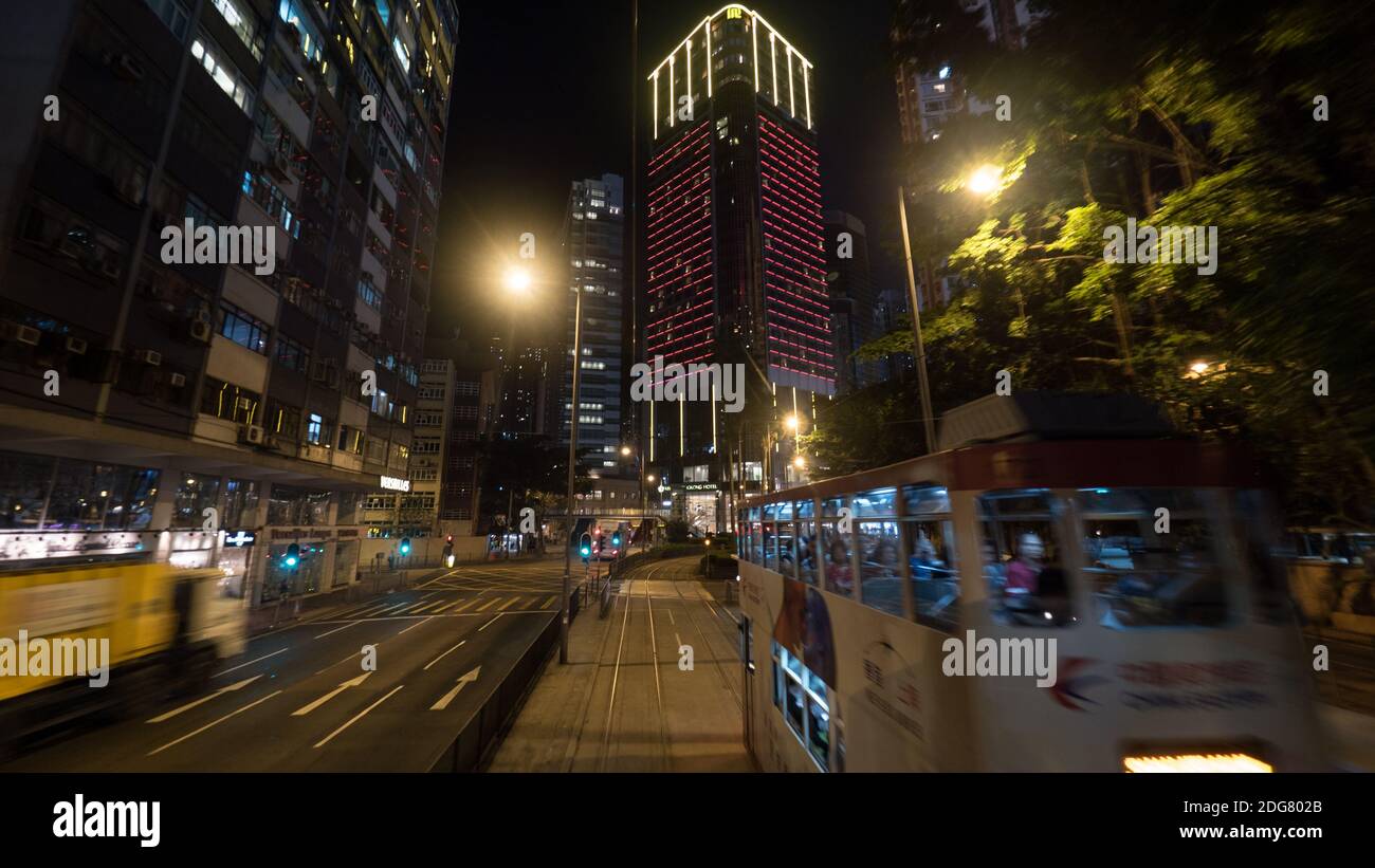 Night view of Hong Kong Stock Photo - Alamy