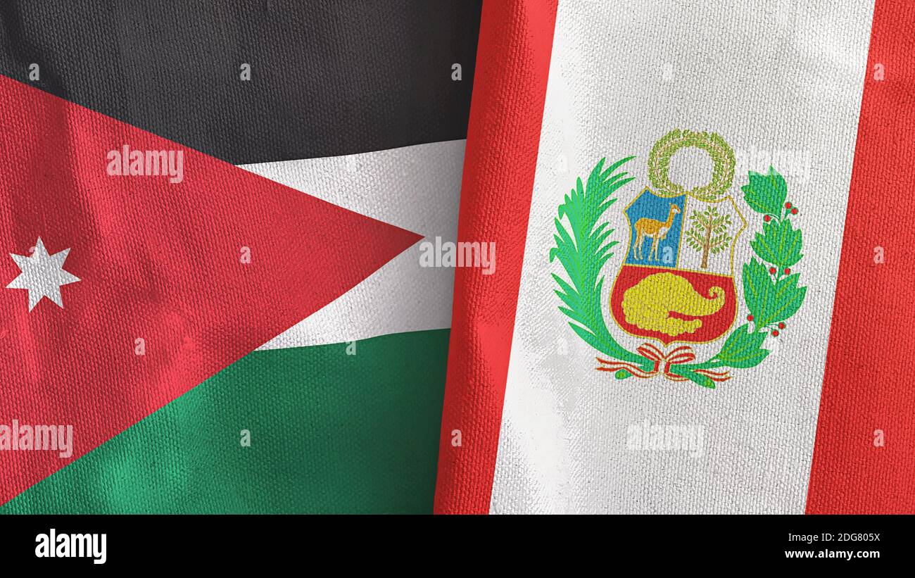 Jordan peru flag hi-res stock photography and images - Alamy