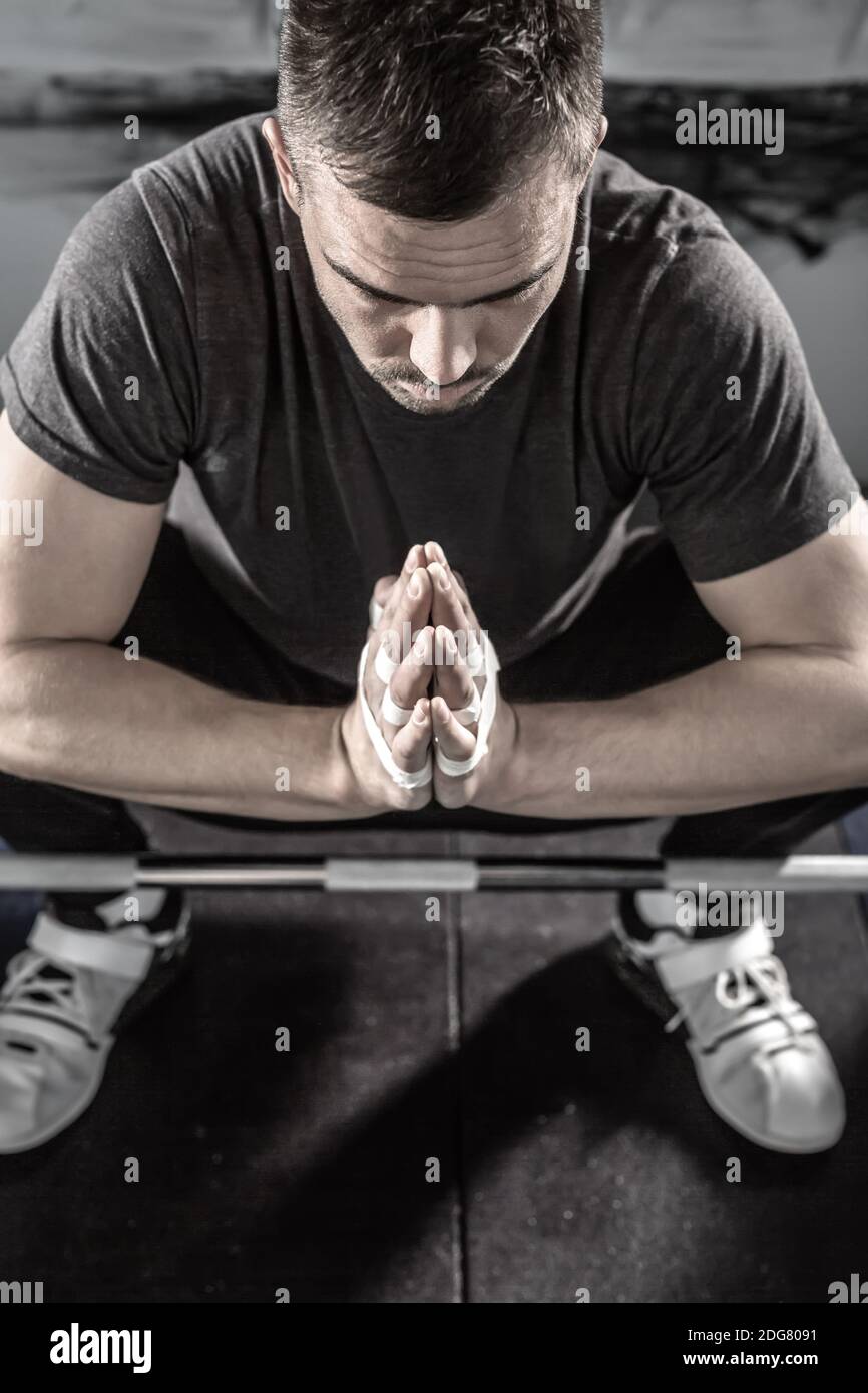 Close up athlete training hi-res stock photography and images - Alamy