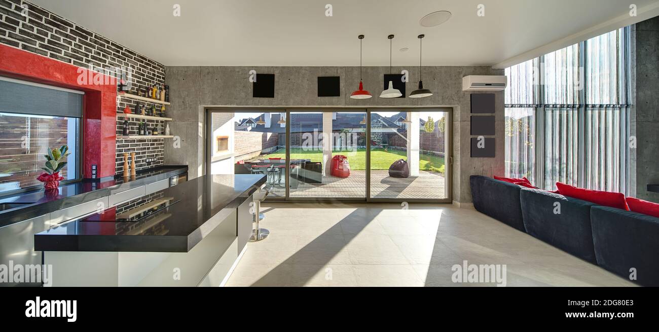 Room in modern style Stock Photo - Alamy