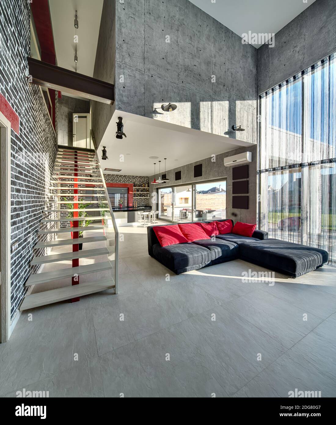 Stylish modern interior Stock Photo - Alamy