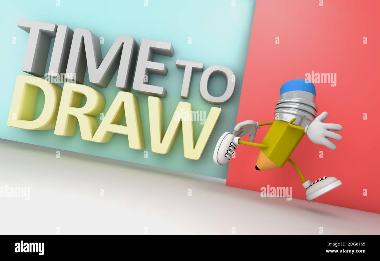 Time to draw hi-res stock photography and images - Alamy