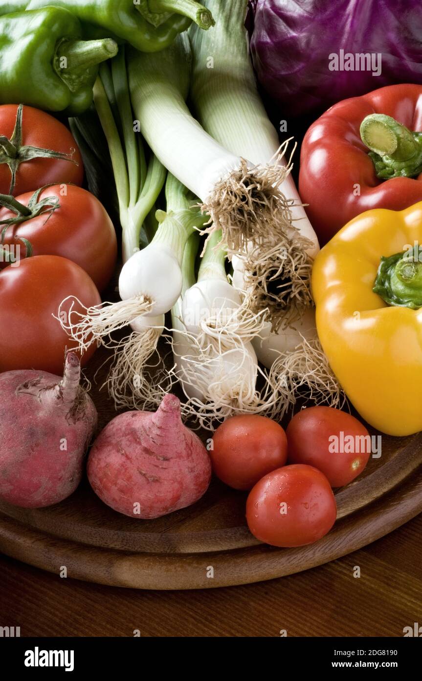Selection fresh healthy vegetable hi-res stock photography and images ...