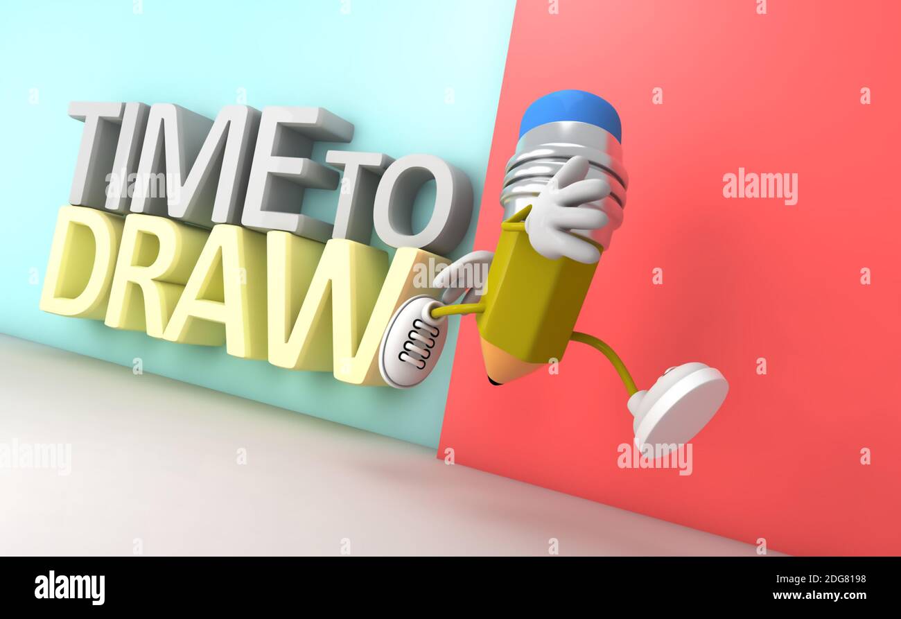 Time to draw Stock Photo - Alamy