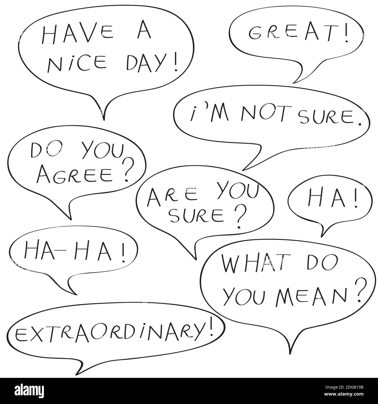 Funny dialogue hi-res stock photography and images - Alamy