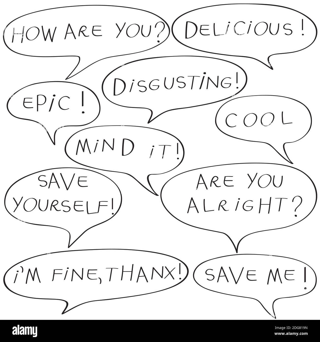 Cartoon templates Cut Out Stock Images & Pictures - Alamy