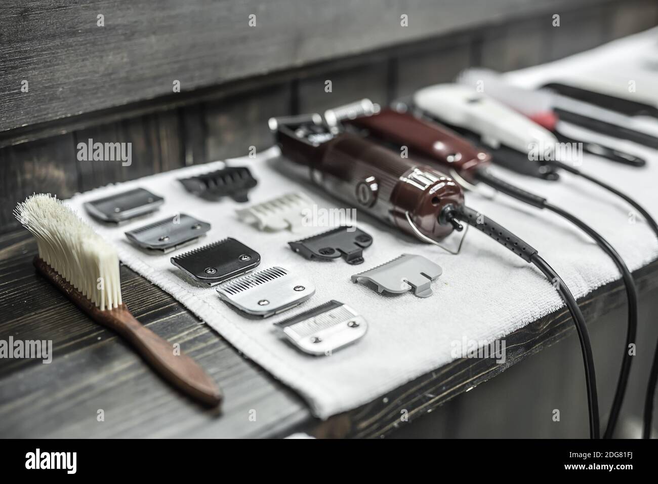 Barbershop accessories hi-res stock photography and images - Alamy