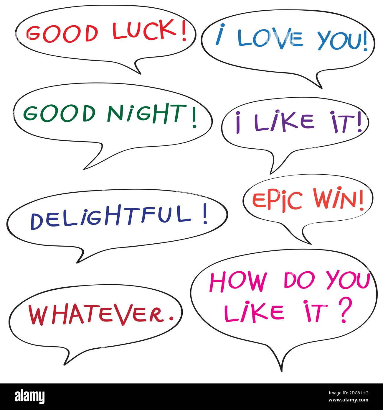 Color hand drawn water Cut Out Stock Images & Pictures - Alamy