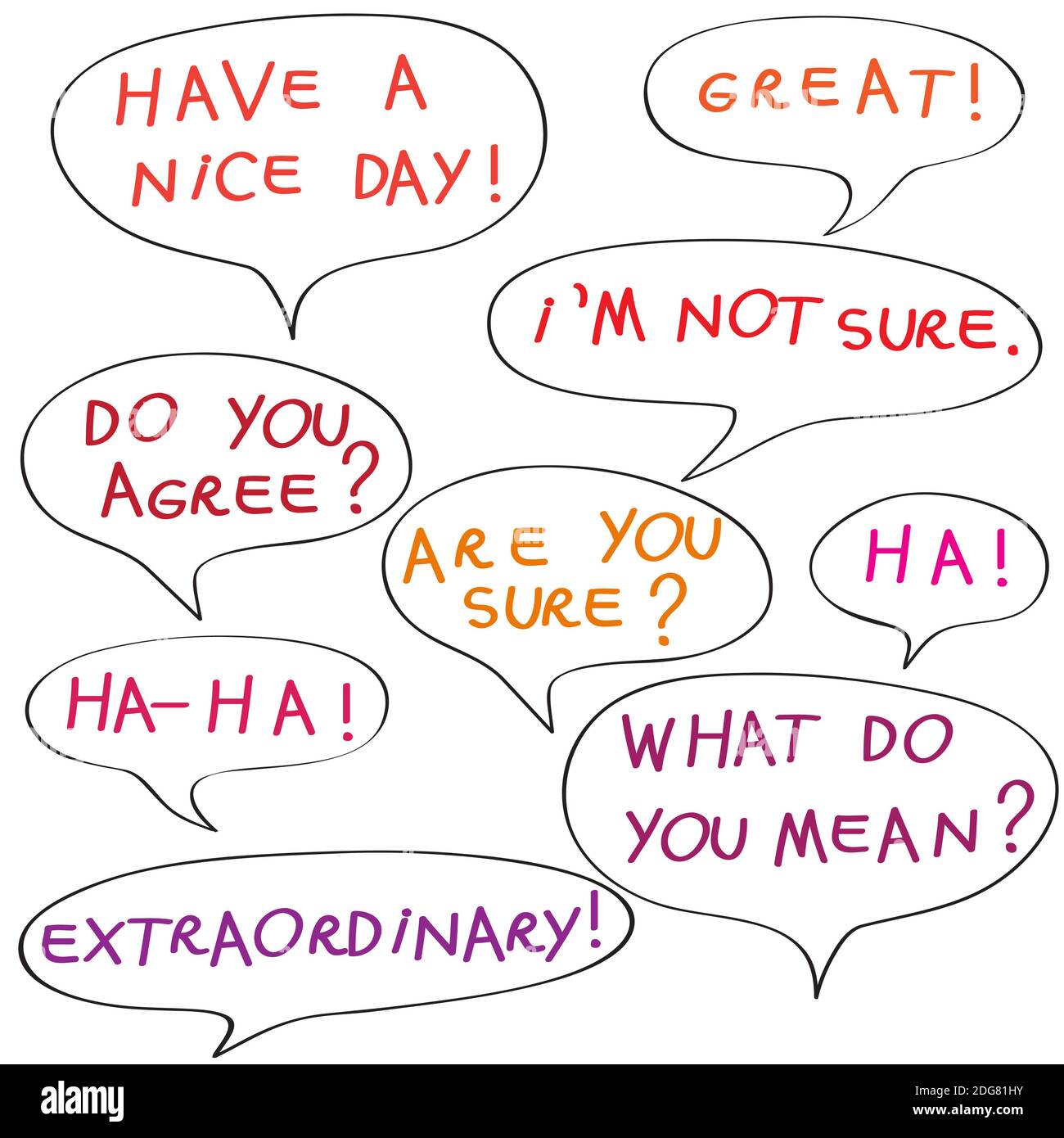 Funny dialogue hi-res stock photography and images - Alamy
