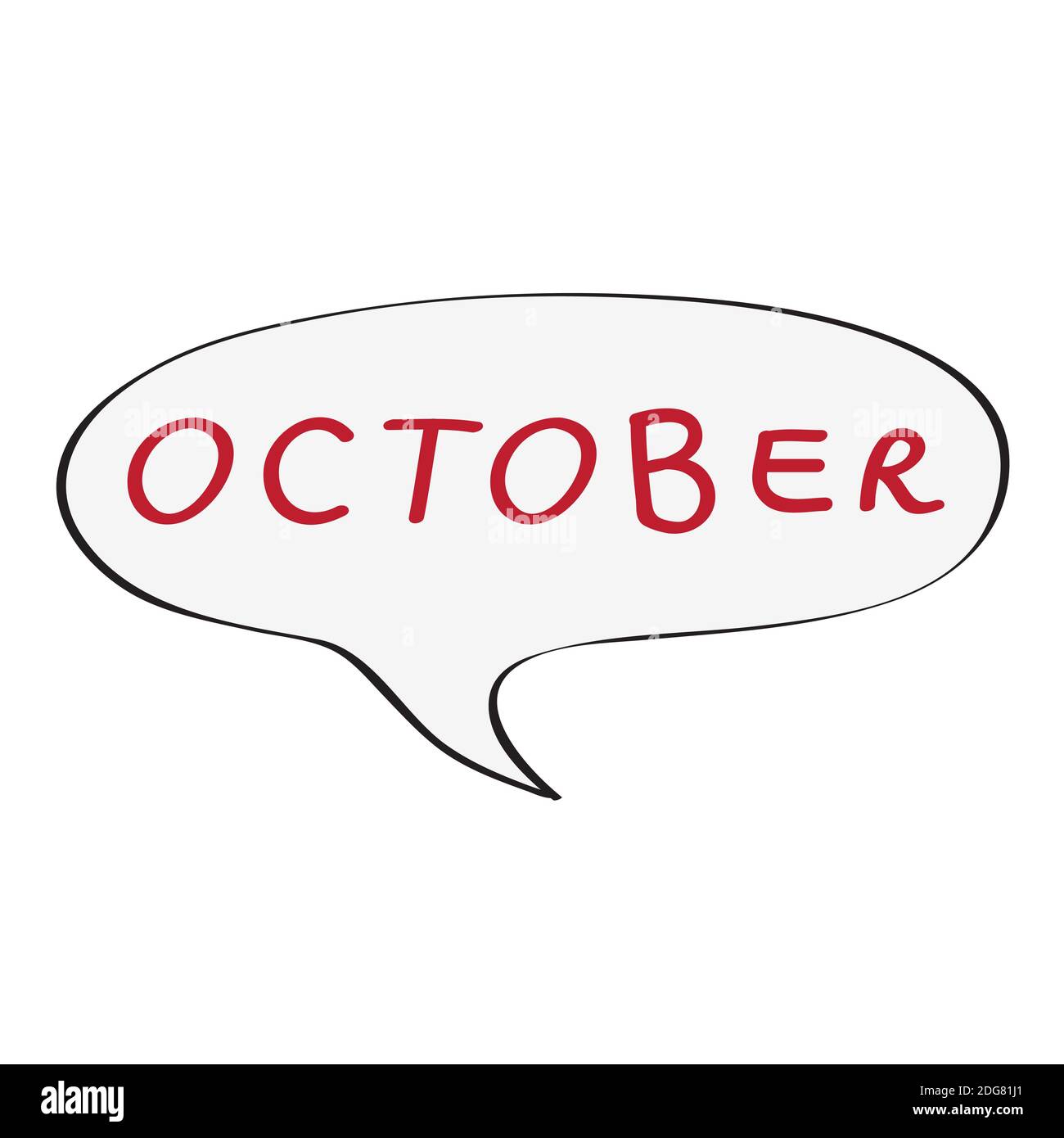The month of october drawing hi-res stock photography and images - Alamy