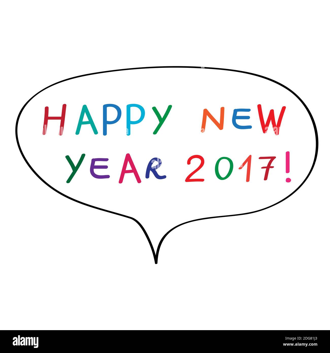 New year calendar doodle hi-res stock photography and images - Alamy