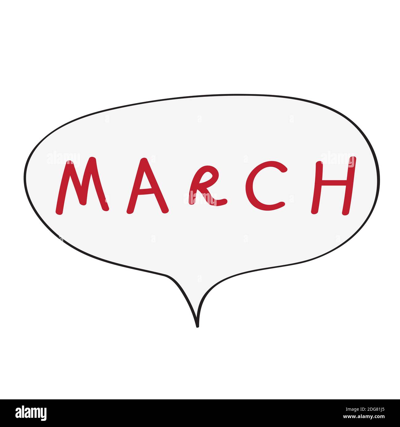 Drawing by march Cut Out Stock Images & Pictures - Alamy