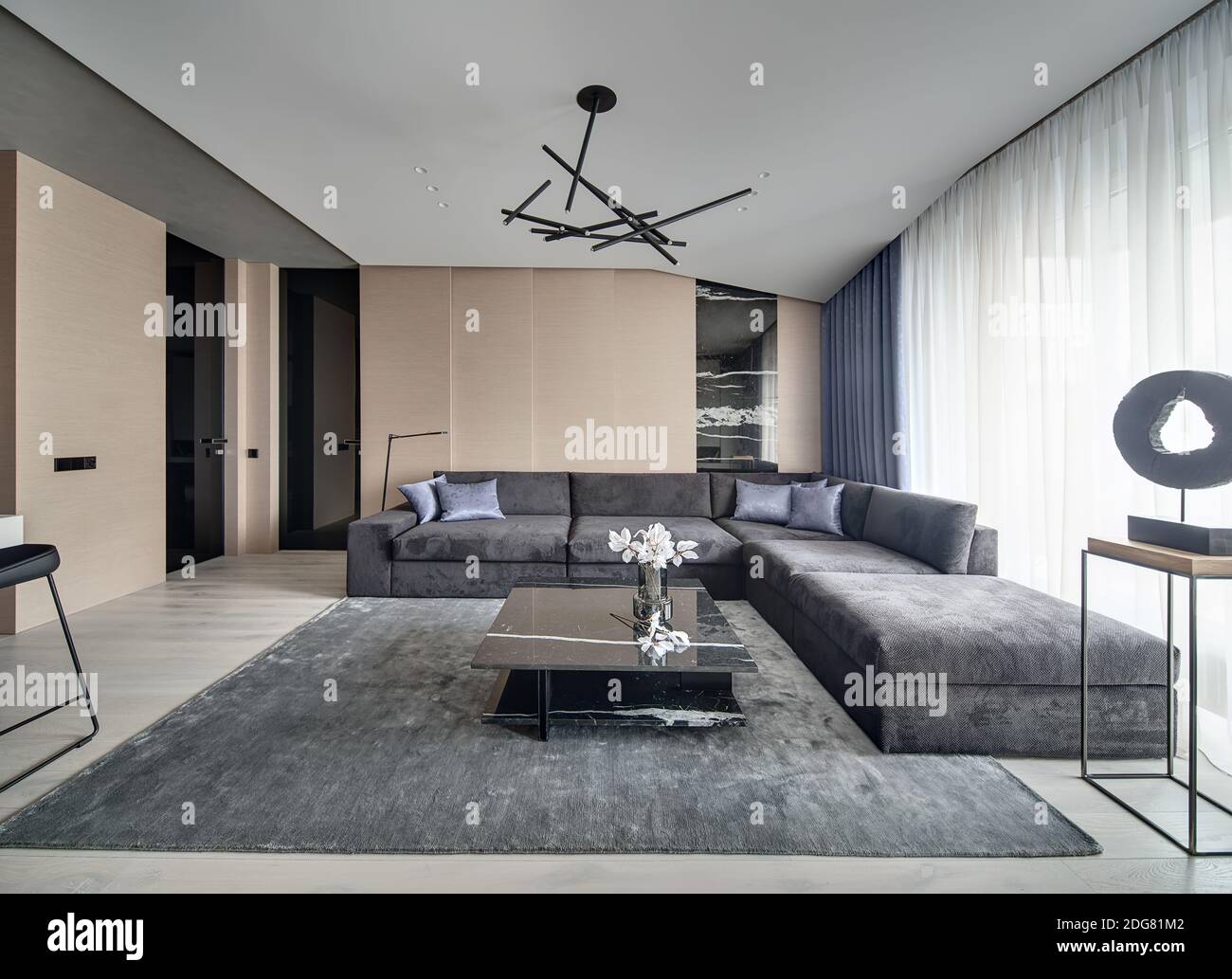 Room in modern style Stock Photo - Alamy