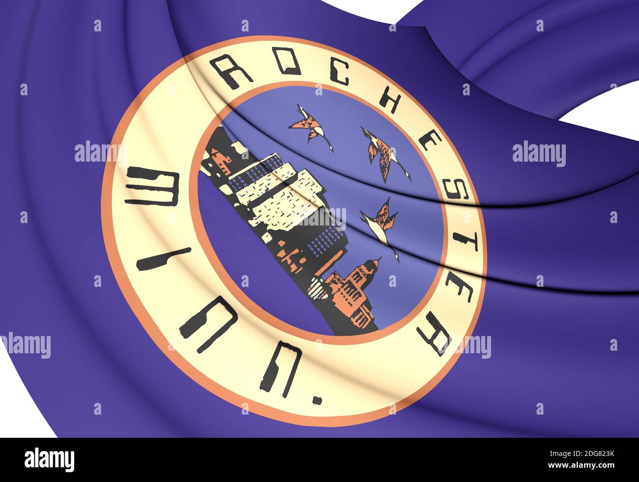 Flag of Rochester Stock Photo - Alamy