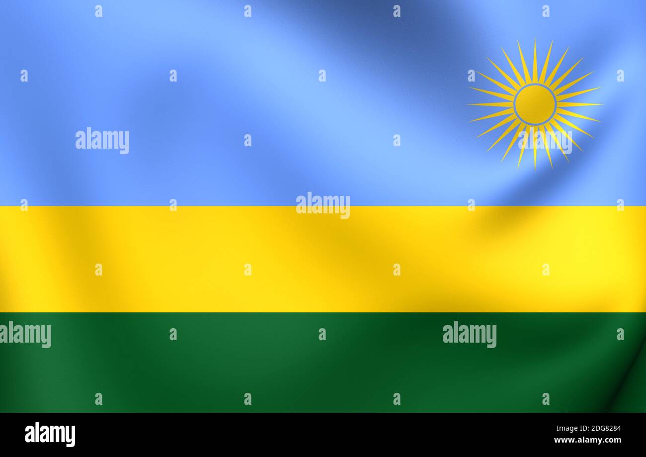 Flag of Rwanda. Close Up Stock Photo - Alamy