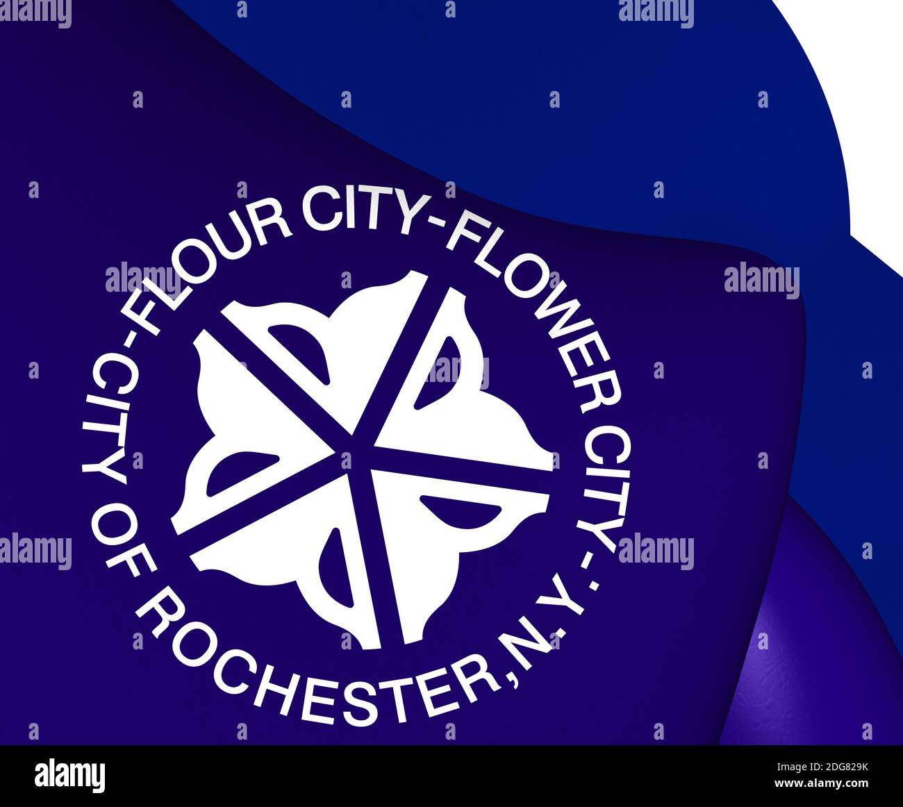 Flag of Rochester, USA Stock Photo - Alamy