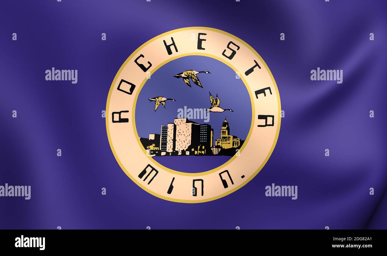 Flag of Rochester Stock Photo - Alamy