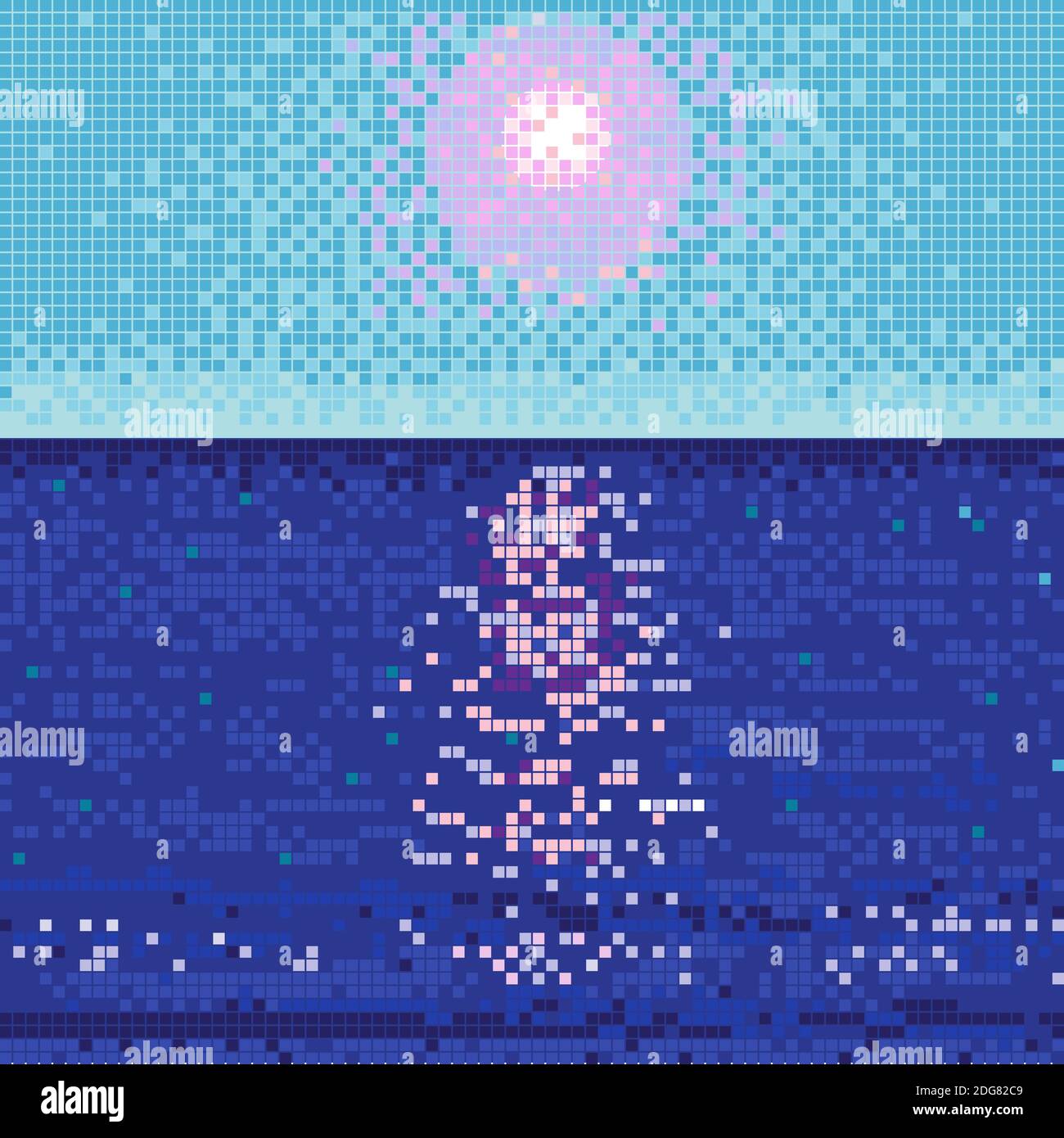 Pixel art seaside hi-res stock photography and images - Alamy