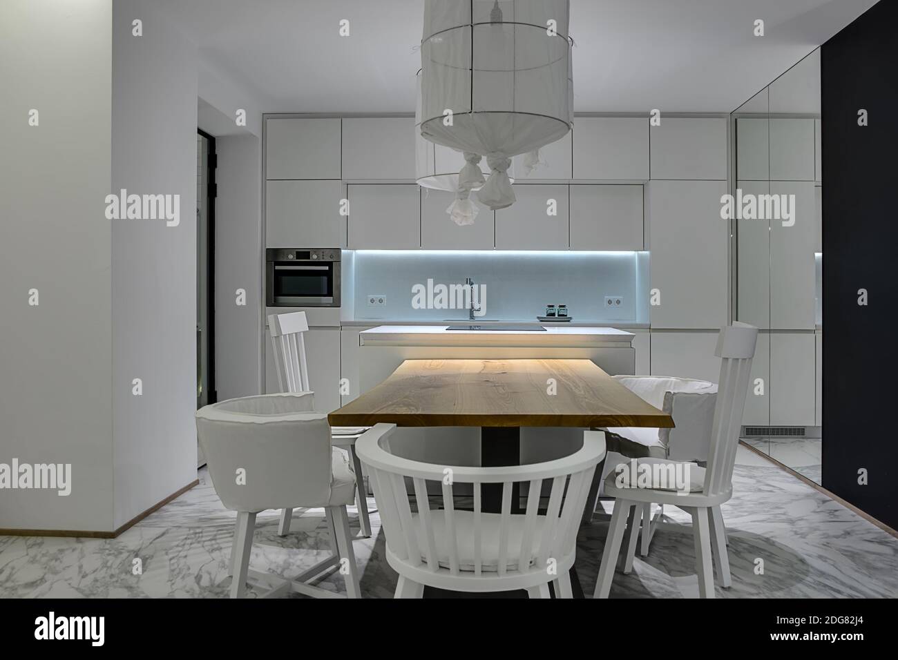 Kitchen in modern style Stock Photo - Alamy