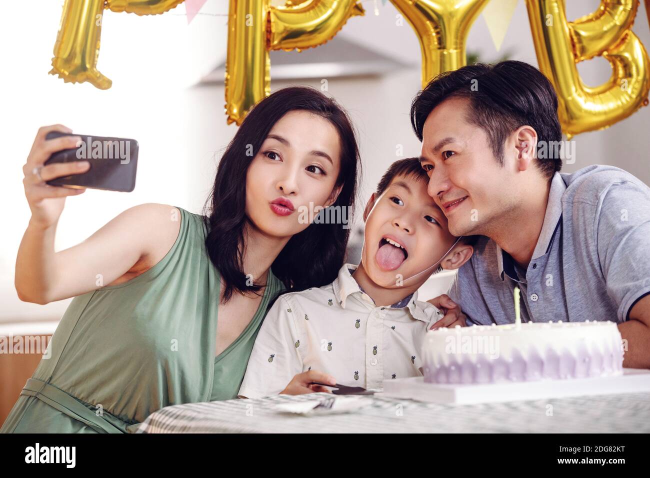 Happy three birthday celebrations Stock Photo - Alamy