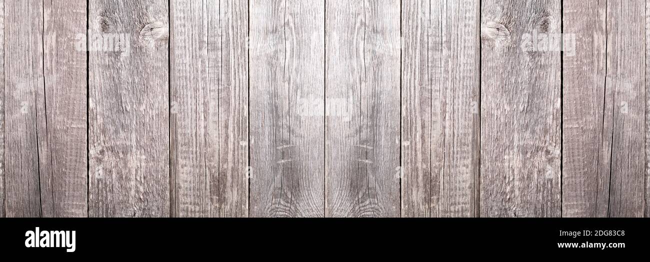 Gray wooden background. Textured wood planks. Horizontal banner - Image ...