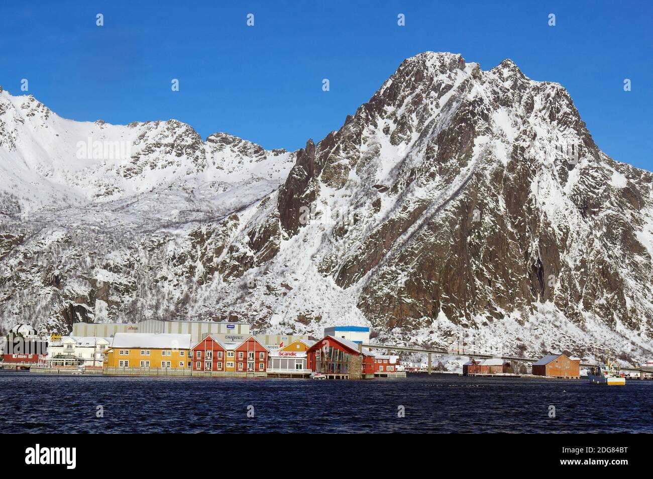 Harbour svolvaer in lofoten hi-res stock photography and images - Alamy