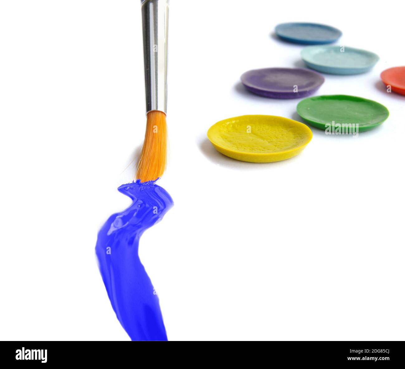 Curve brush stroke Cut Out Stock Images & Pictures - Alamy