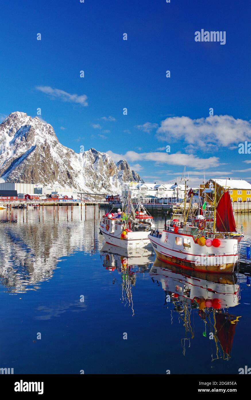 The harbour of svolvaer hi-res stock photography and images - Alamy