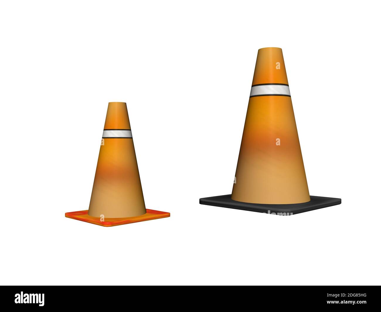 Objects for works - 3D rendering Stock Photo - Alamy