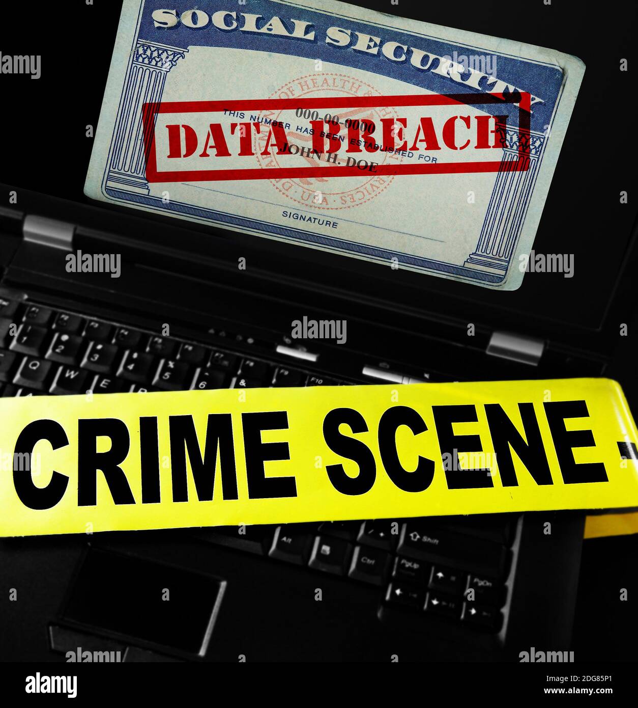 Computer data breach Stock Photo - Alamy