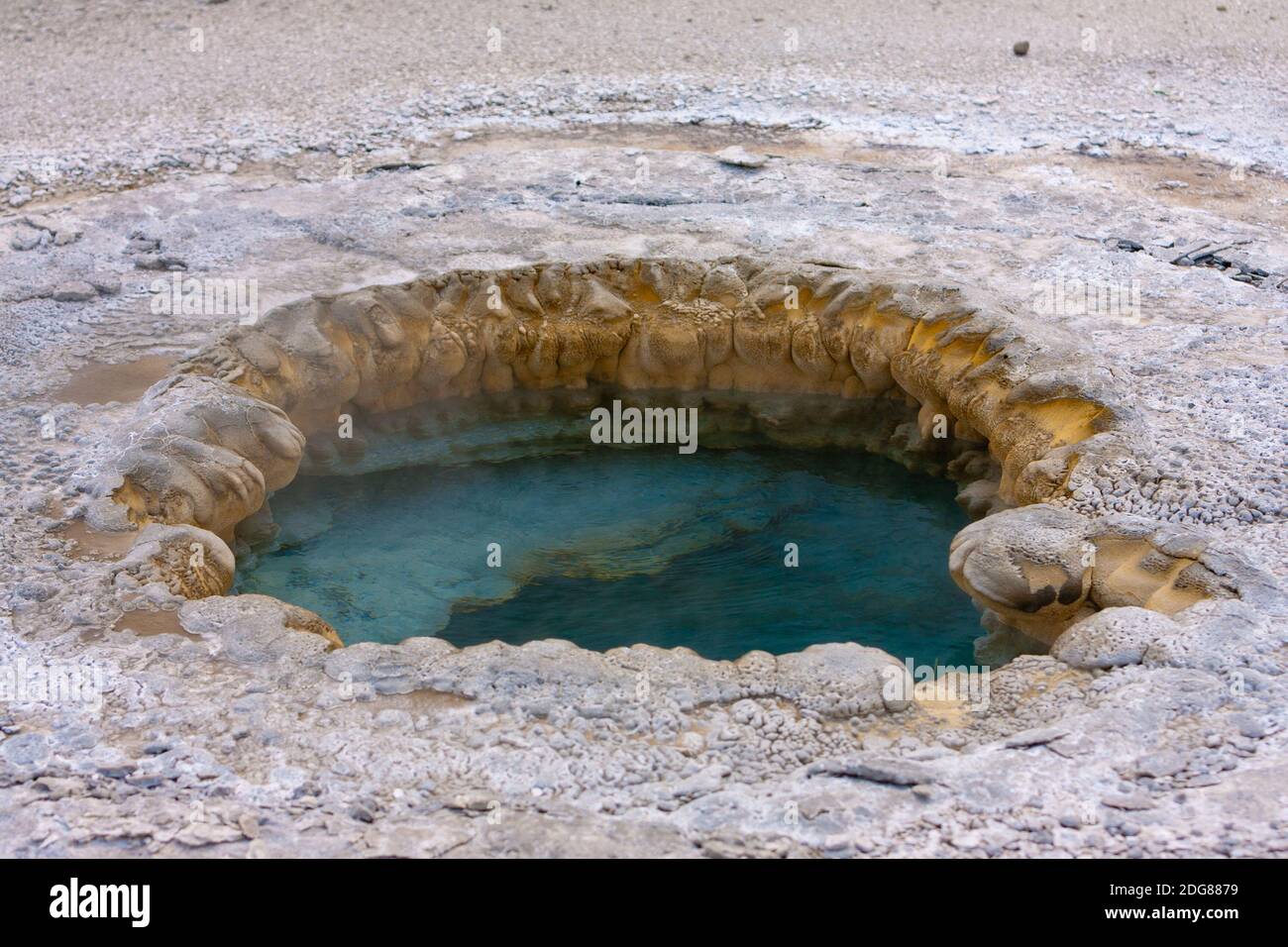 Beach Spring is a deep pool of clear water boiling one moment then ...
